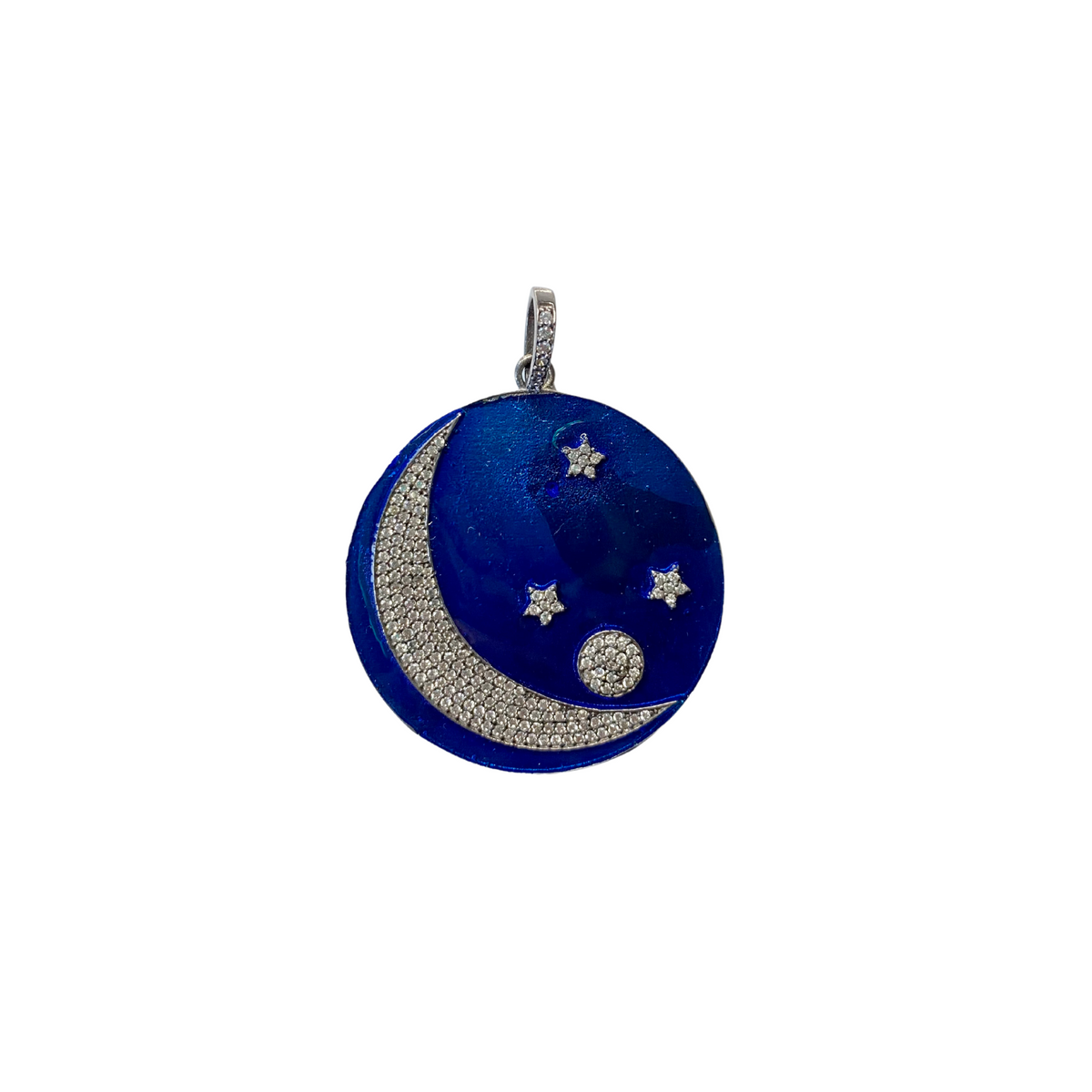 Madison Hayes - Blue Moon Crescant Pendant – BeckonBroad
